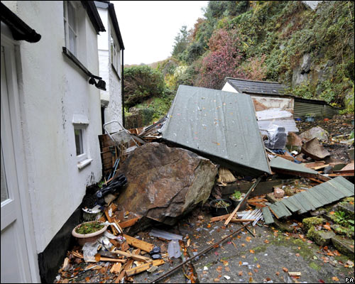 Shed Smashed With Falling Rock - Shedblog.co.uk
